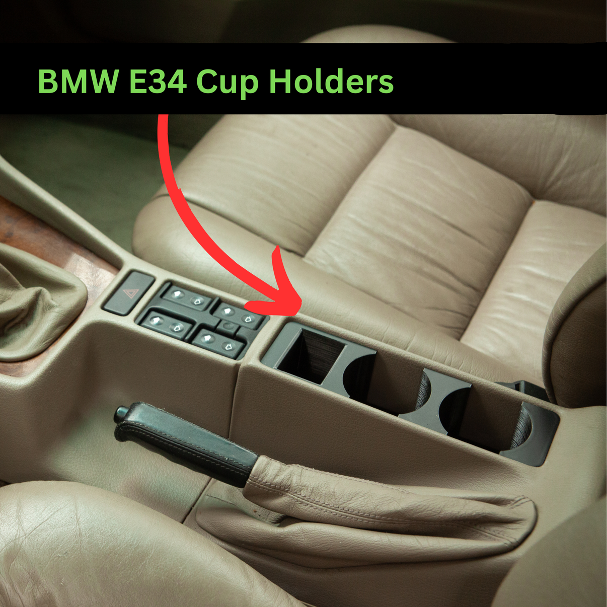 BMW E34 Cup holders – UniqueDMShop